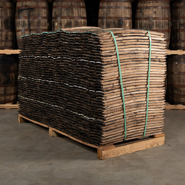Bourbon/Whiskey Barrel Staves - Full Pallet Quantity - Mostly Narrow S ...