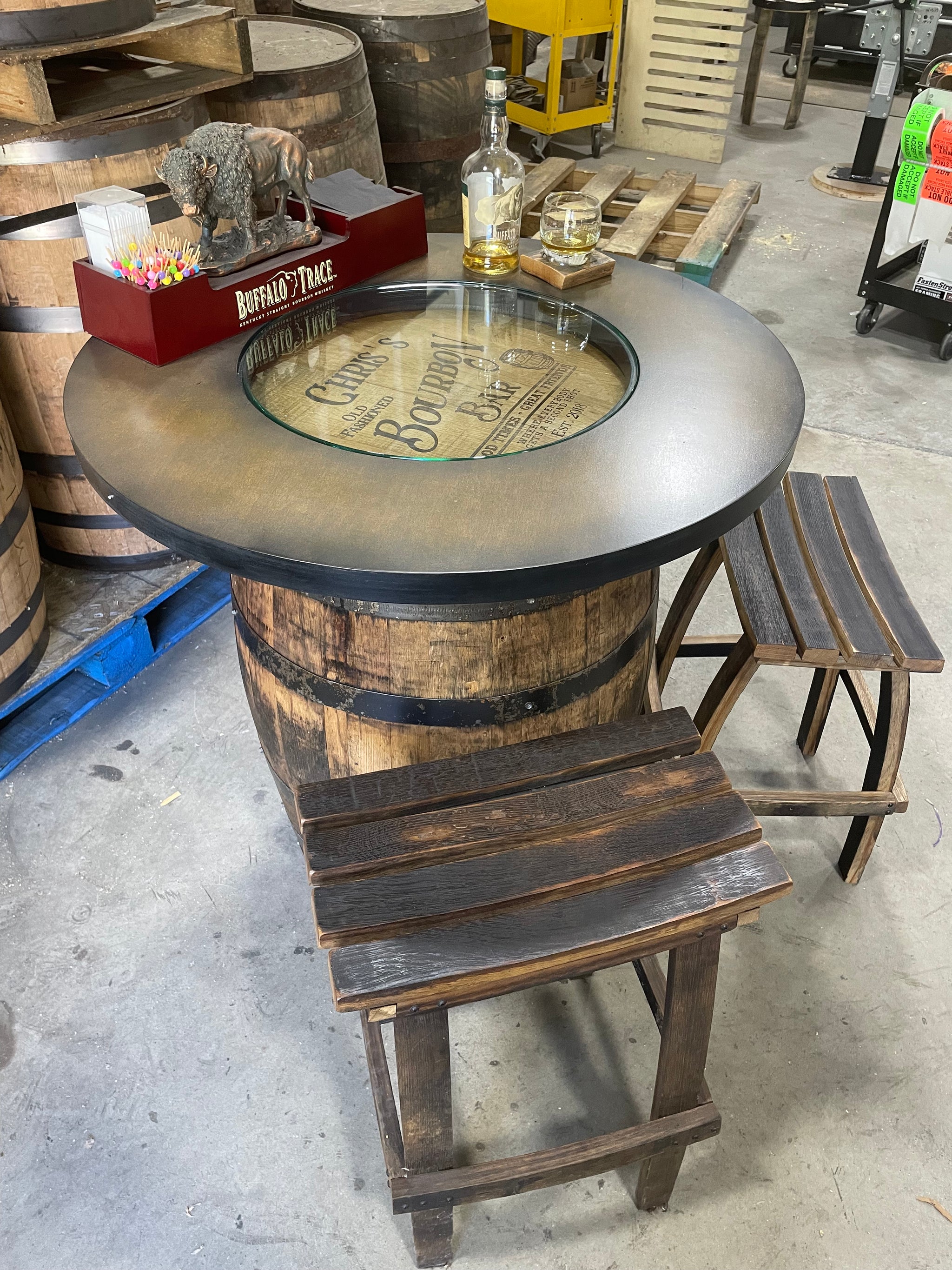 Bourbon Barrel Bistro/Pub Table Table – The Whiskey Workshop