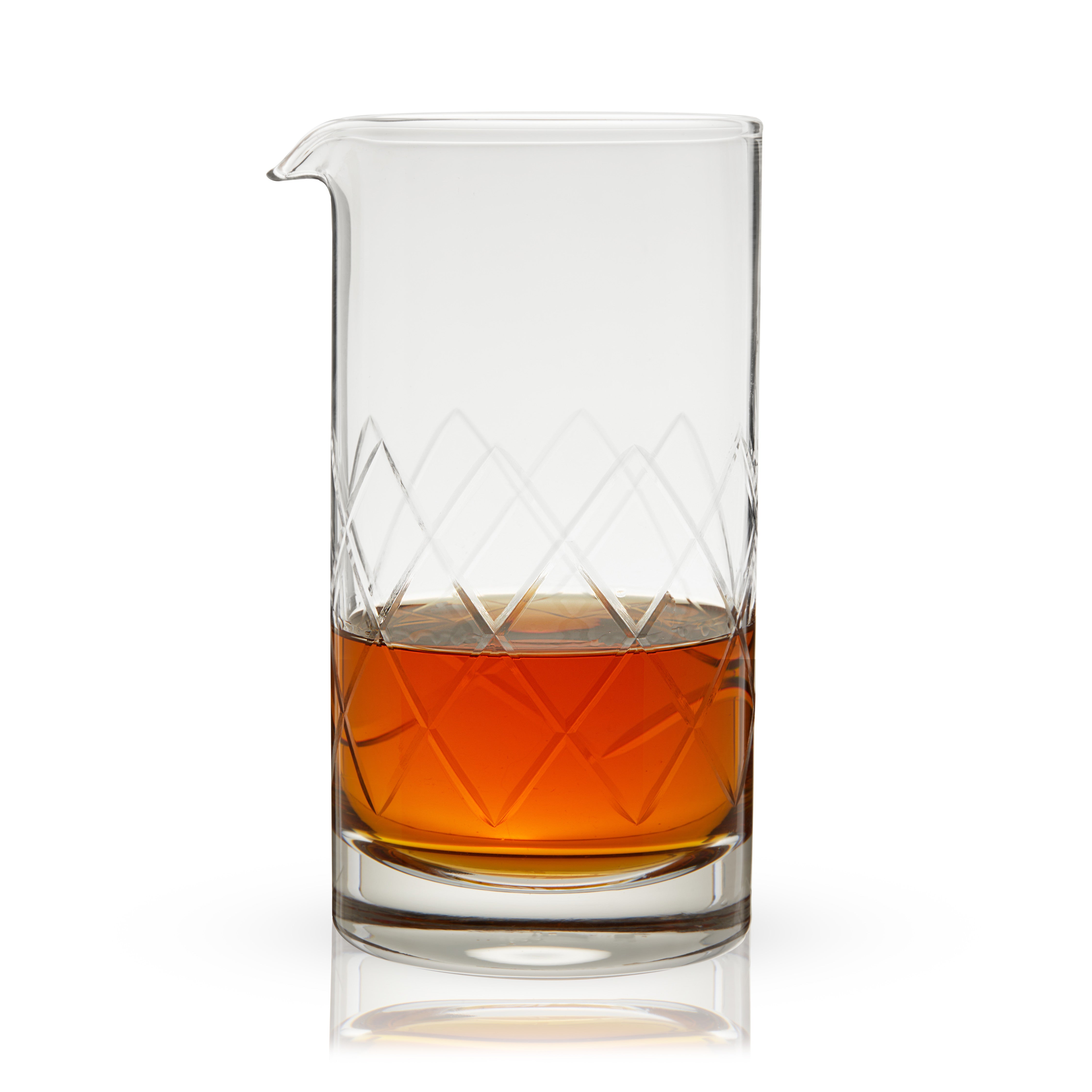 Professional Extra Large Crystal Mixing Glass – The Whiskey Workshop